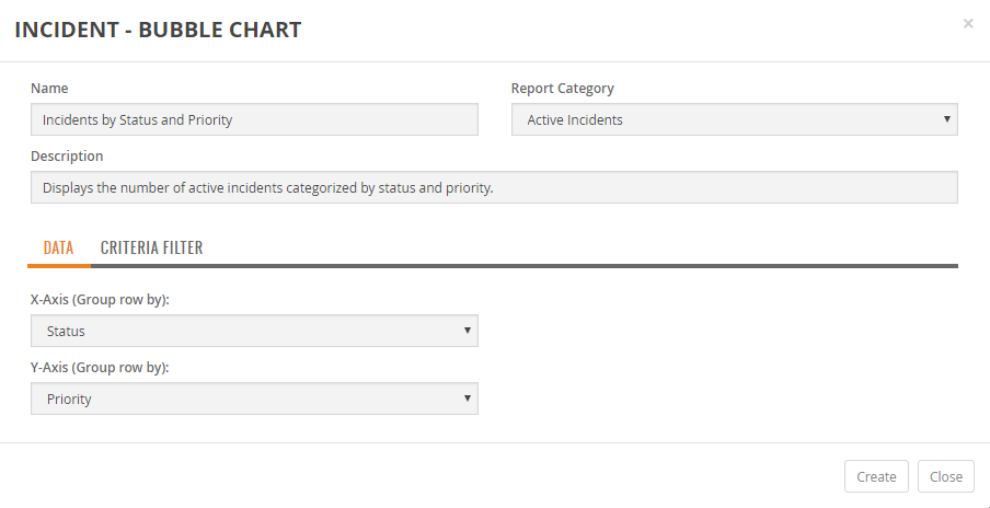 Creating and Editing Bubble Charts